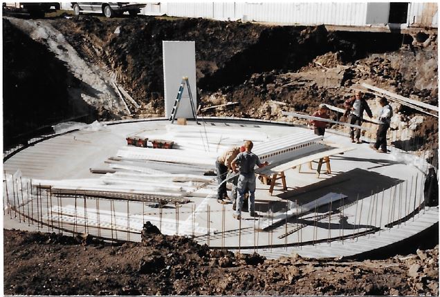 Construction Sequence of a Waste Storage Tank - Octaform
