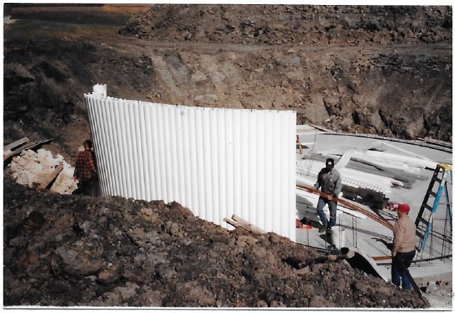 Construction Sequence of a Waste Storage Tank - Octaform
