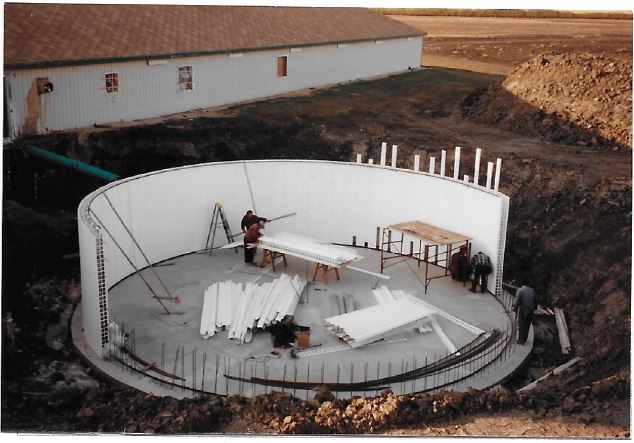 Construction Sequence of a Waste Storage Tank - Octaform