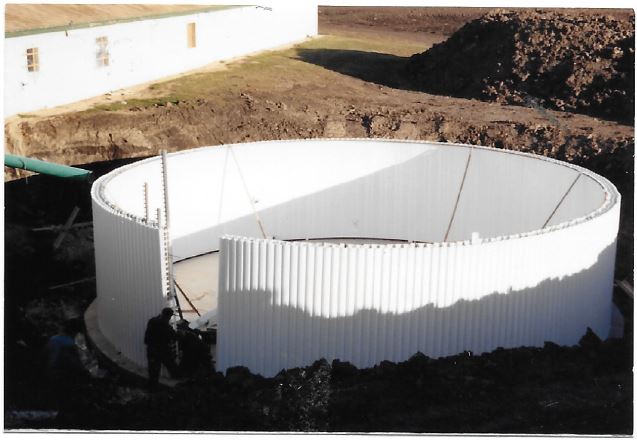 Construction Sequence of a Waste Storage Tank - Octaform